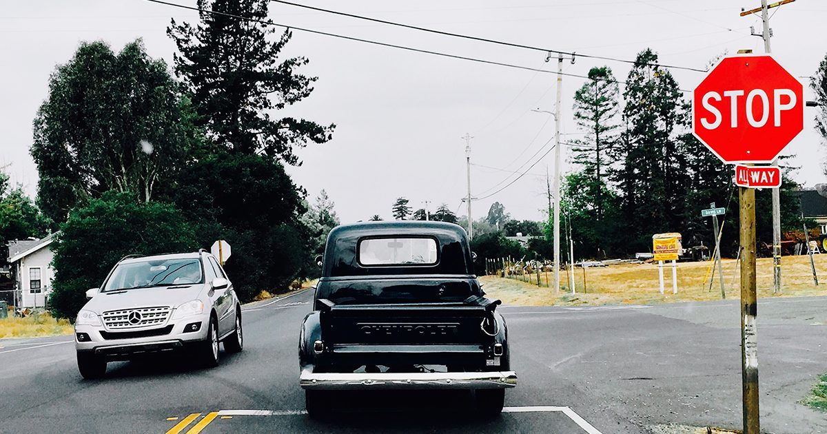 Texas Stop Signs Placement